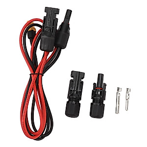 Solar Cable Connector Station Photovoltaic Line Line And Cable Adapter with Connector Adaptor Cord Wire Wire Rope Connector Adapter Solar Battery Chargers Charging Kits