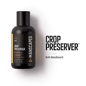 MANSCAPED® Crop Essentials, Male Care Hygiene Bundle, Includes Refined™ Body Wash, Crop Preserver™ Moisturizing Ball Deodorant, Crop Reviver™ Body Toner and Magic Mat™ Disposable Shaving Mats