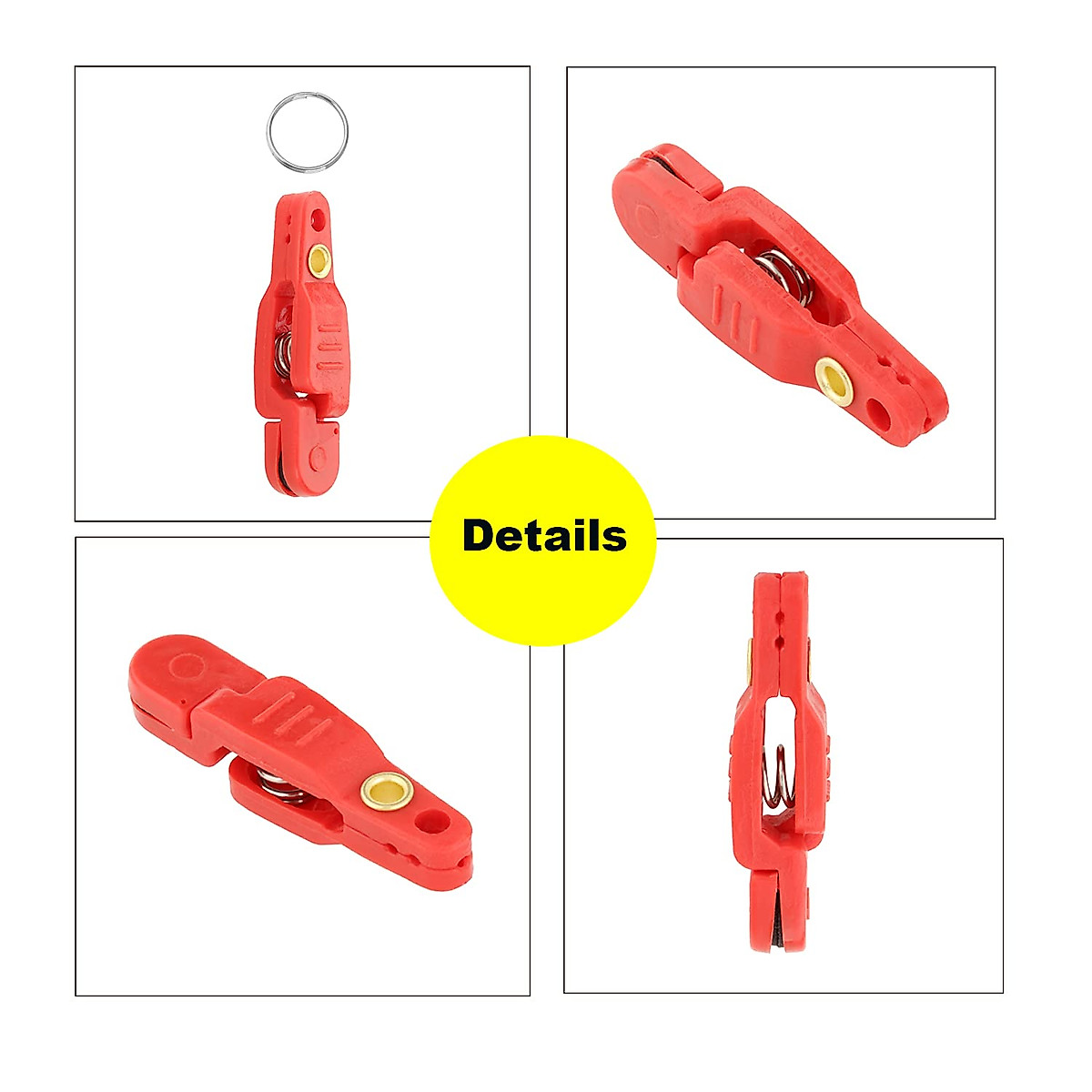 YUNNLEZT 10Pcs Heavy Tension Downrigger Release Clips for Offshore Fishing, Planer Board, Weight, Kite