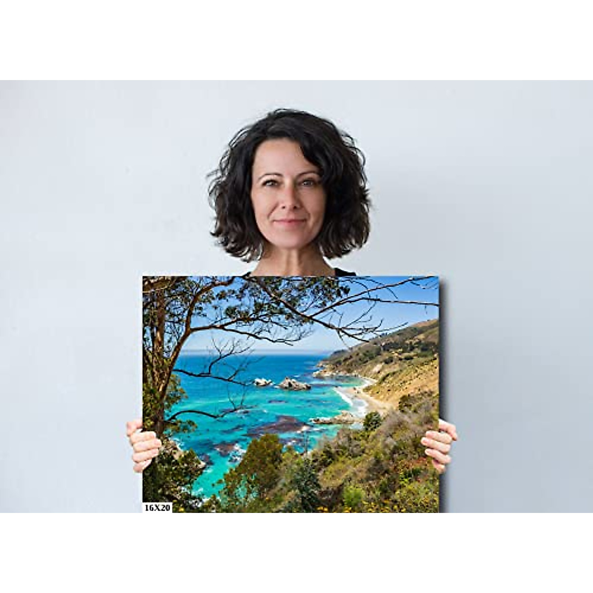 Big Sur Ocean Seascape Photo Wall Art Decor (Paper Print, 8x10 inches)