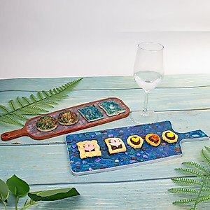 Cheese Board Epoxy Resin Mold with Handles 13 inch Paddle