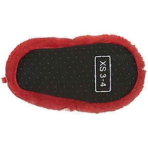 Sesame Street Unisex-Baby ELMO Puppet Slipper, Red, 5/6 Child US Toddler