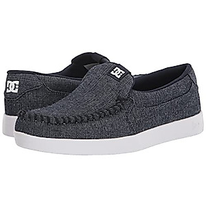 DC Men's Villain 2 Casual Slip On Skate Shoe Slipper, Blue Heather, 11.5