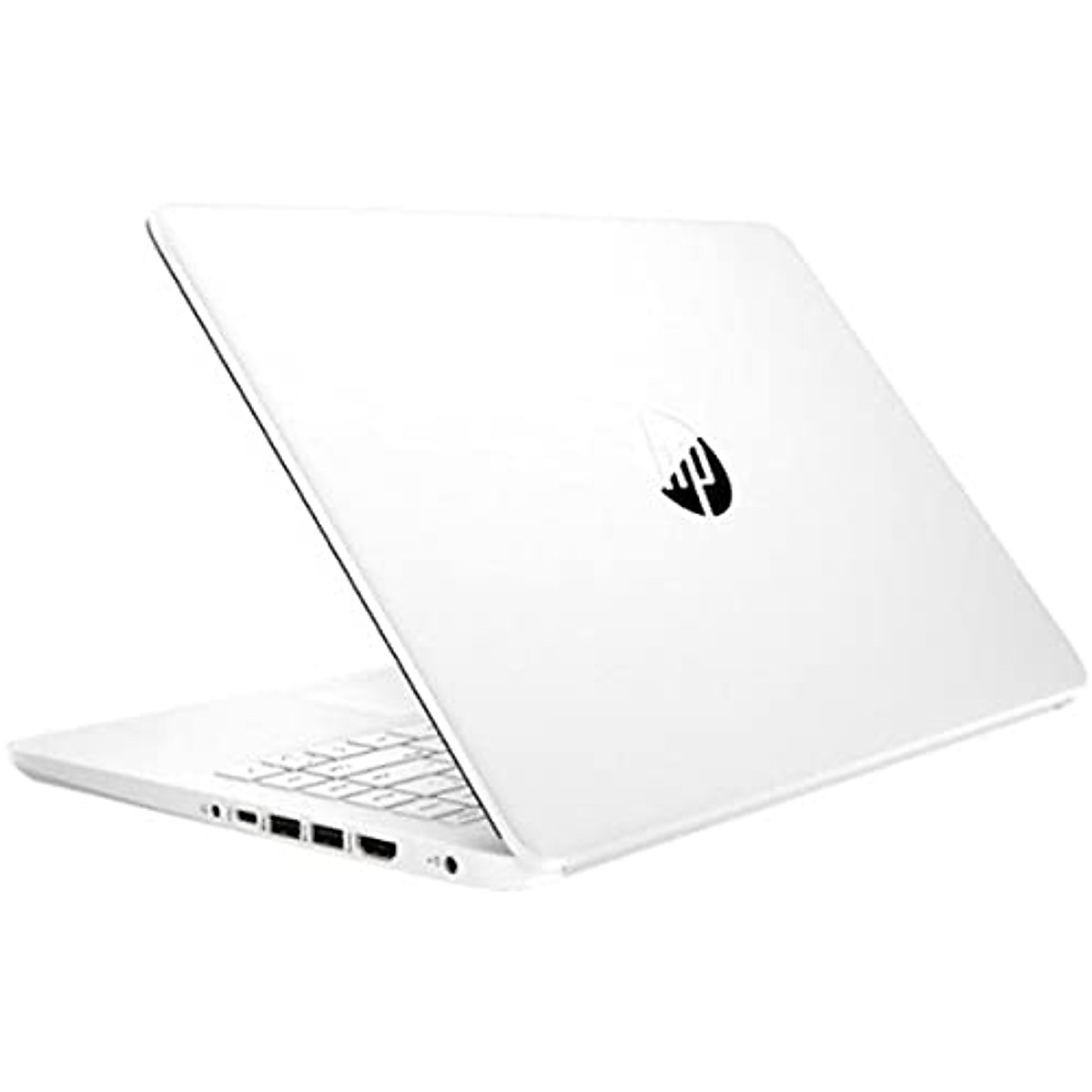 HP 14-dq0032dx 14" HD Notebook Computer, Intel Celeron N4020 1.1GHz, 4GB RAM, 64GB eMMC Flash Memory, Windows 11 Home S Mode, Snowflake White