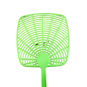 Dependable Industries 3 Pack Bug & Fly Swatter Extra Long Handle Indoor Outdoor 17.4" Long