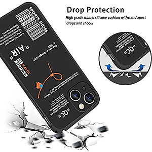 Hhiira Sports Shoes Phone Case Designed for iPhone 13 Mini Case, Basketball Phone Case for Men Boys Teens Women,Soft TPU Sneakers Funny Patterns iPhone Case for iPhone 13 Mini 5.4" Black