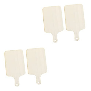 EXCEART 4 Pcs DIY Tray Large Wood Tray Bread Cutting Board Cake Spatula Potato Chopping Board Chopping Board Tray for Kitchen Wooden Serving Wooden Bread Tray Photography Prop Breadboard