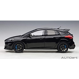 Autoart 2016 Ford Focus RS Shadow Black 1/18 Model Car