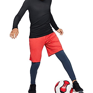 3 Pack Boys' Girls' Compression Shirts Youth Long Sleeve Undershirt Sports Performance Moisture Wicking Baselayer Sets 3Black M