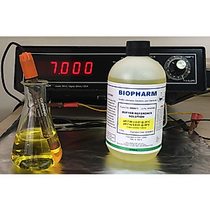 pH Buffer Calibration Solution Kit 3-Pack: pH 4.00, pH 7.00, pH 10.00 Buffers — 500 mL (1.06 Pint) Each — Color Coded — NIST Traceable for All pH Meters