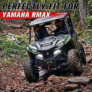 A & UTV PRO LED Hood Scoop Light for Yamaha Wolverine RMAX 1000 RMAX2/ RMAX4 2021 2022 2023, Front Auxiliary Light Bar Daytime Running Light Accessories, Plug-n-Play, 1PC
