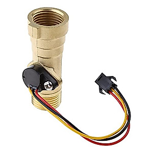 Csnbfiop DC5-18V G1/2" Water Industrial Flowmeter Water 1-25L/min- 1.75MPa