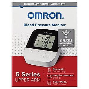 Omron 5 Series Wireless Upper Arm Blood Pressure Monitor