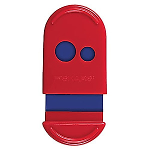 Fiskars Squeeze Sharpener for Kids 5+ - Crayon and Pencil Sharpener - Back to School Supplies - Color May Vary