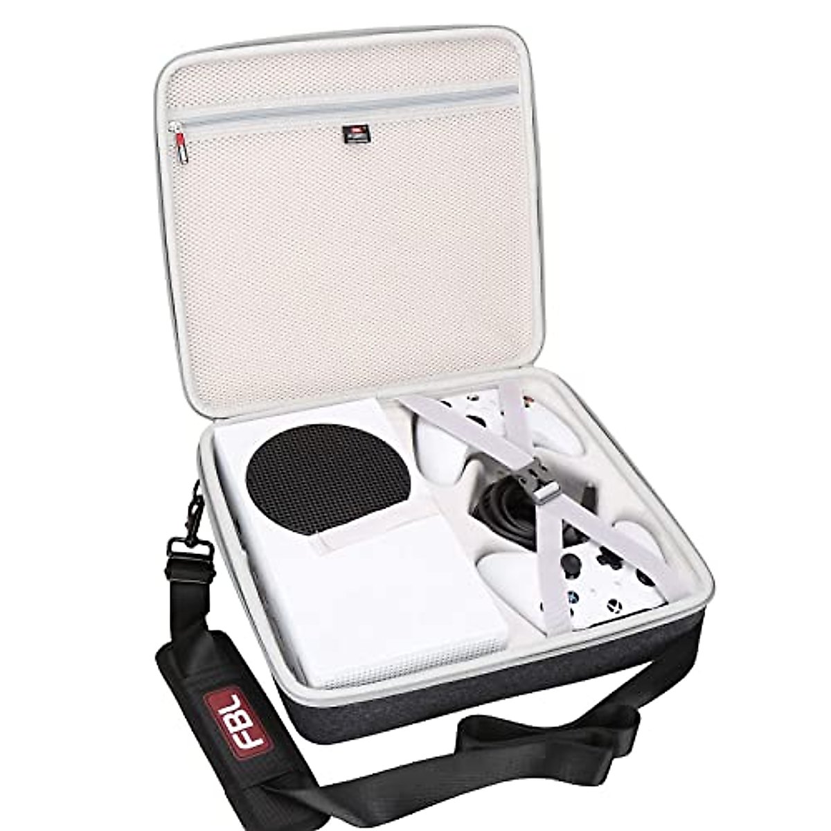 FBLFOBELI EVA Hard Storage Carrying Case for Microsoft Xbox Series S Game All-Digital Console and Xbox Wireless Controller, Protector Traveling Container, Case Only