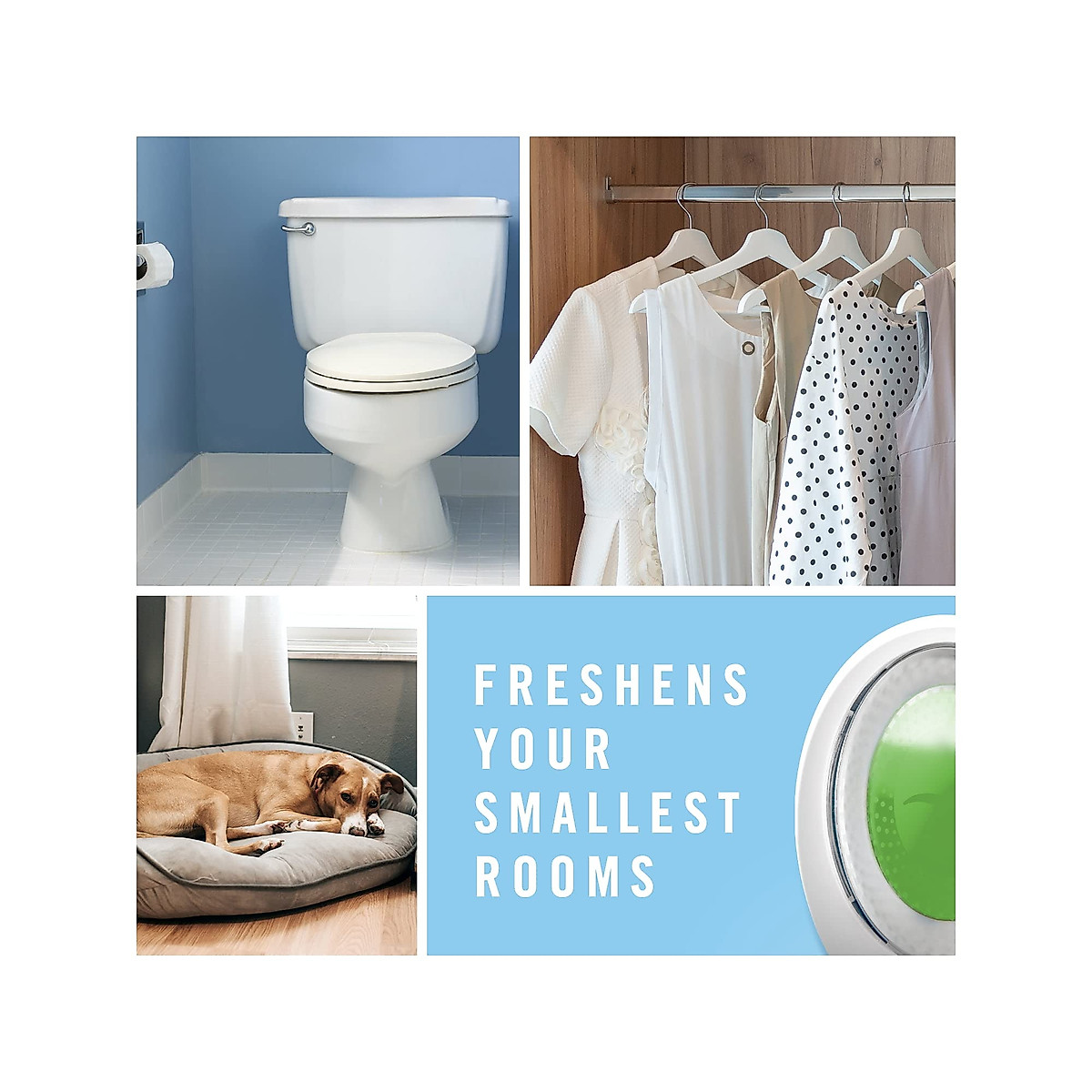 Febreze Small Spaces Holiday Air Freshener Fresh Baked Vanilla Scent, 25 fl. oz each, Pack of 2