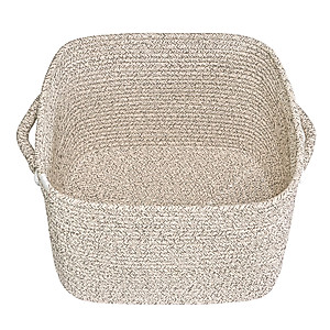 Syeeiex Cube Storage Bins, [3-Pack] 13x13x13 Storage Cube Bins, Collapsible Storage Cubes, Storage Baskets, Fabric Storage Bins for Storing Cloths, Books on Bedroom or Living Room(With Hard Bottom)