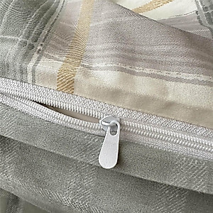 EAVD Solid Color Dark Purple Duvet Cover Queen Soft 100% Cotton Purple Bedding with 2 Button Pillowcases Luxury Modern Style Purple Comforter Set with Zipper Closure(NO Comforter)