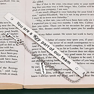 Valentine's Day Gifts for Him Her Christmas Bookmarks for Women Men Coworker Colleague Teammate Booklover Friend Boss Stocking Stuffer Birthday Team Employee Appreciation Retirement Farewell Thank You