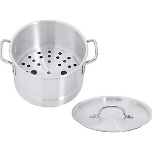 USA Premium Store 12 Qt Tamale Steamer Vaporera Stock Pot Premium Aluminum Tamalera 3 Gallons