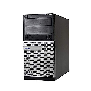 Dell Optiplex 3020 Tower Gaming Desktop Computer - Core Intel i7 4770 3.4 GHz, 8GB RAM, 512GB SSD, NVIDIA GT 1030 2GB DDR5, Keyboard, Mouse, Wireless WiFi, Windows 10 Home 64-bit(Renewed)