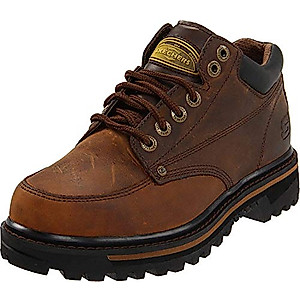 Skechers mens Mariner industrial and construction shoes, Dark Brown, 11 US