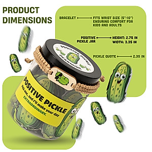 60 Positive Pickle Cards, Affirmation Cards For Women, Mom and Teens, Pickle Gifts, Fun Gifts, Inspirational Gifts For Women, Mothers Day Gifts for Mom from Daughter Son, Teen Girl Gifts Trendy Stuff