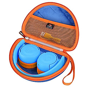 FBLFOBELI Headphone Cases EVA Hard Storage Case for JBL JR 300BT Kids On-Ear Wireless Headphones Safe Sound Technology, Travel Protective Bag