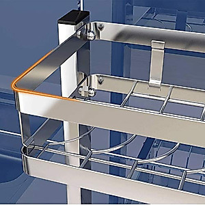 PDGJG 304 Stainless Steel Dish Rack Drain Rack Drying Filter Tableware Storage Box Dishes Dishes Supplies Kitchen Racks 2 Layers