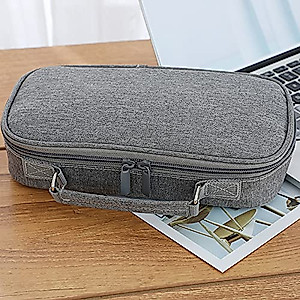 Pencil Case Pen Pouch Bag - Large Capacity Pencil Case School Organizer; Double Zipper Storage Bag; Big Pencil Pouch for School Office College School Student Teen Kids