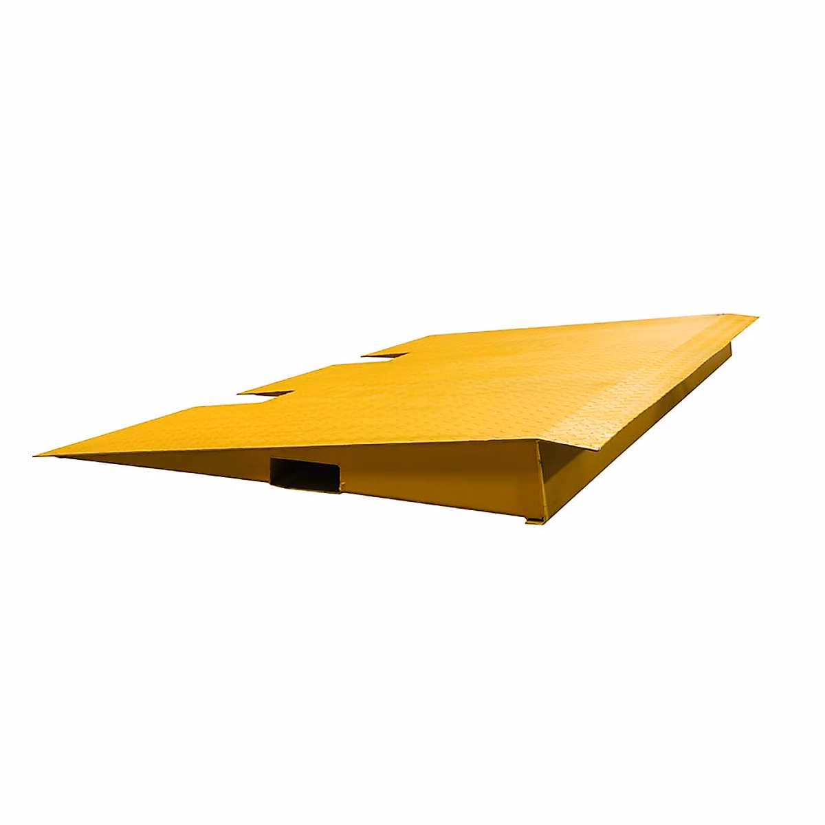 Mytee Products 49"x86" Heavy Duty Shipping Container Loading Ramps, 14,000 Lbs Capacity - Forklift Compatible Cargo Container Ramp for Loading & Unloading - Made with HD 10 Gauge Steel