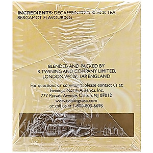 Twinings Earl Grey Decaf Tea, 20 Count