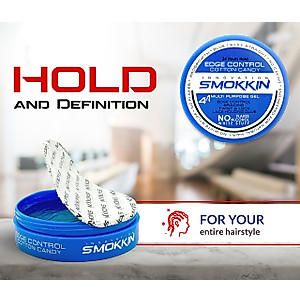 INNOVATION SMOKKIN Strong Hold Hair Wax for Edge Control, Braiding & Twists, Versatile Styling for Diverse Hair Types (Cotton Candy 5.09 Fl oz)