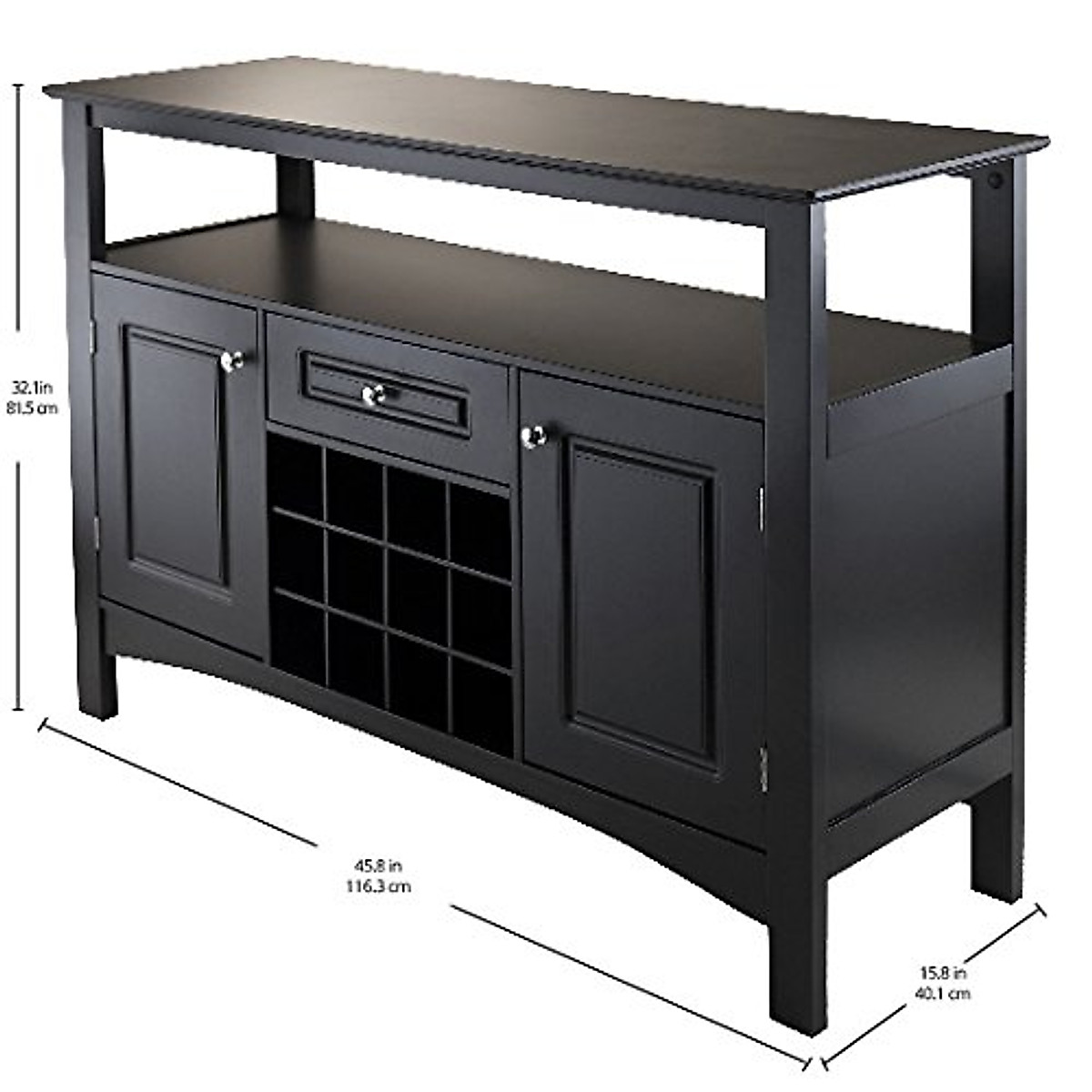 Winsome Jasper Buffet, Black