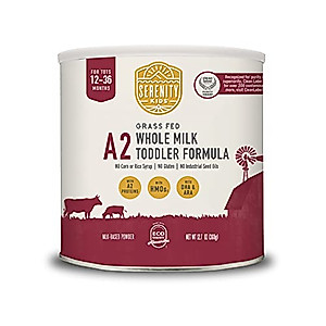 Serenity Kids Toddler Formula Powder Drink Made with Grass Fed Organic A2 Whole Milk | Easy to Digest, Clean Ingredients | Clean Label Project Purity Award Certified | 12.7 oz Can | 1 Count