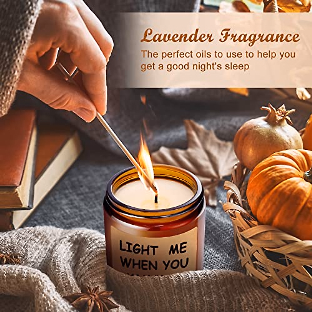Birthday Gifts for Men - Light Me When You Want A BJ Candle - Anniversary Romantic Gifts for Him - Birthday Funny Gift for Men Husband - Candles Gifts for Men Him