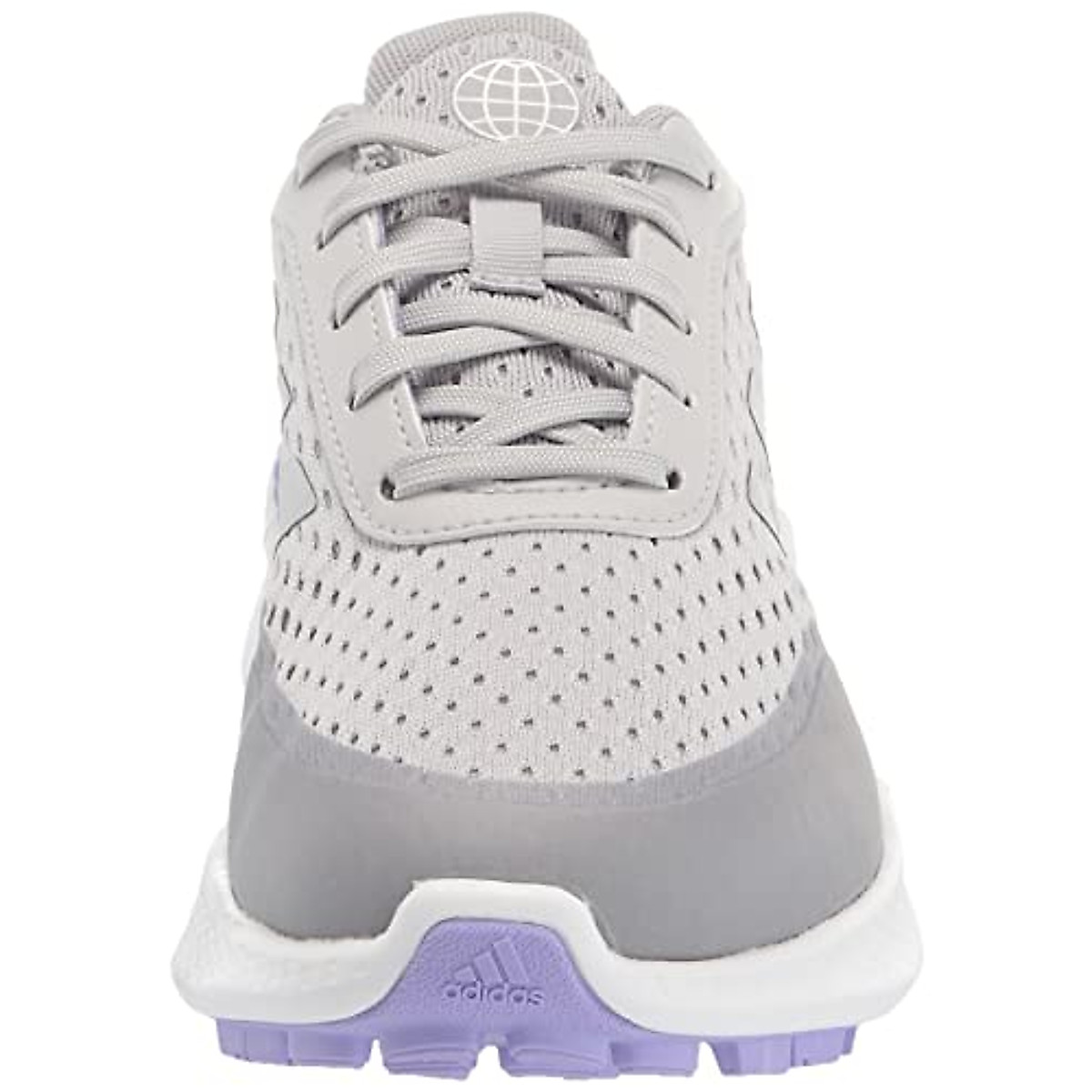 adidas Women's SUMMERVENT Spikeless Golf Shoes, Grey Two/Silver Metallic/Light Purple, 8