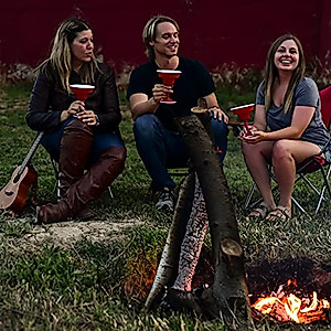 Red Cup Living Plastic Margarita Glasses, 15 oz Large Margarita Glasses | Red Cup Style Margarita Cups, BPA Free Giant Margarita Glass, Dishwasher Safe Drink Glasses | Perfect for Patio Parties, BBQ and Camping - Set of 1 ,Party Cups