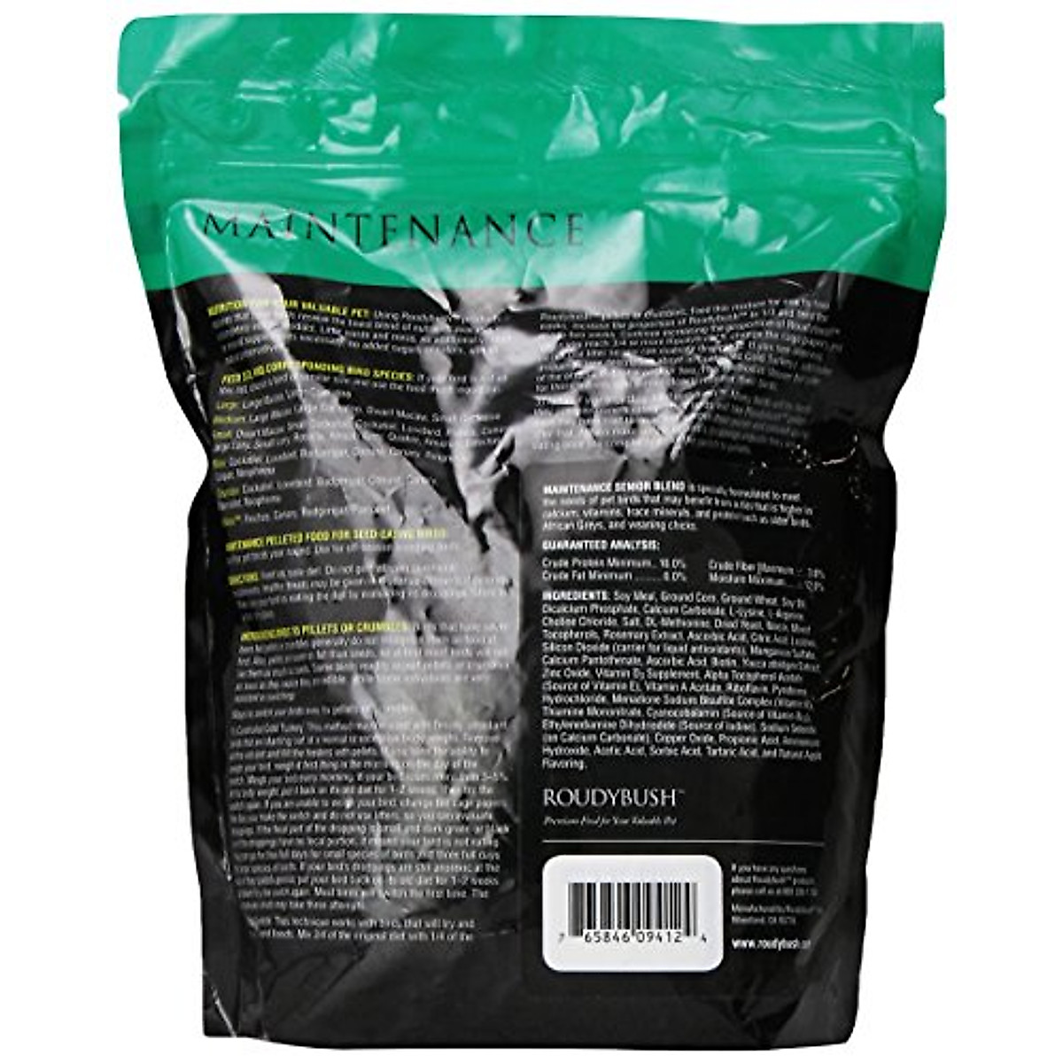 RoudyBush Senior Bird Diet, Medium, 44-Ounce