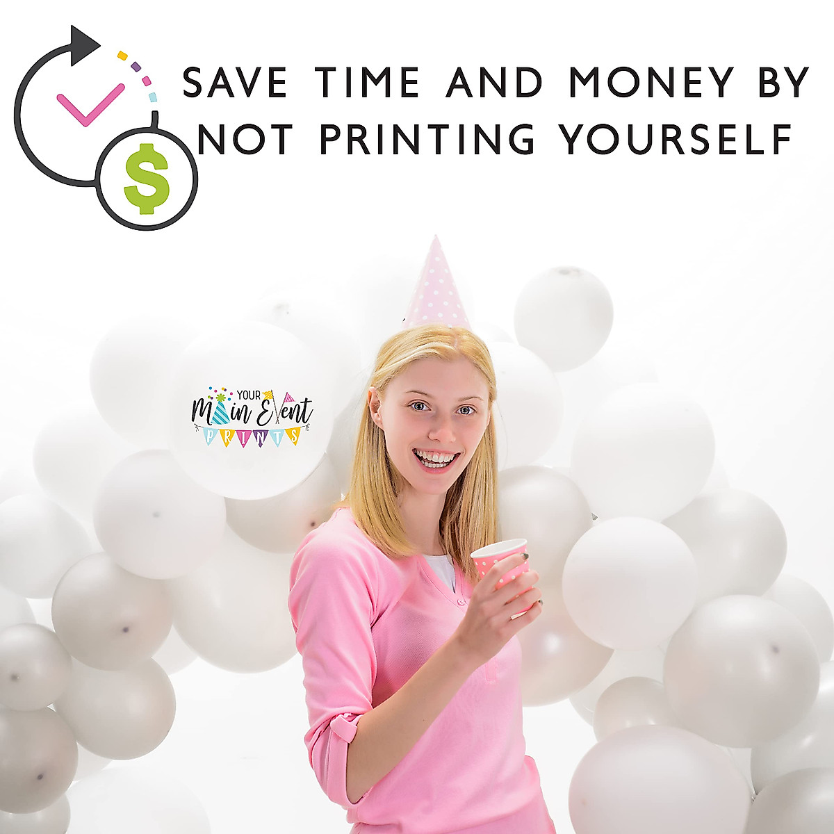 Your Main Event Prints Mermaid Baby Shower Invitation, Blue and Gold Mermaid Baby Shower, Baby Sprinkle Invite, 20 Fill in Invitations and Envelopes