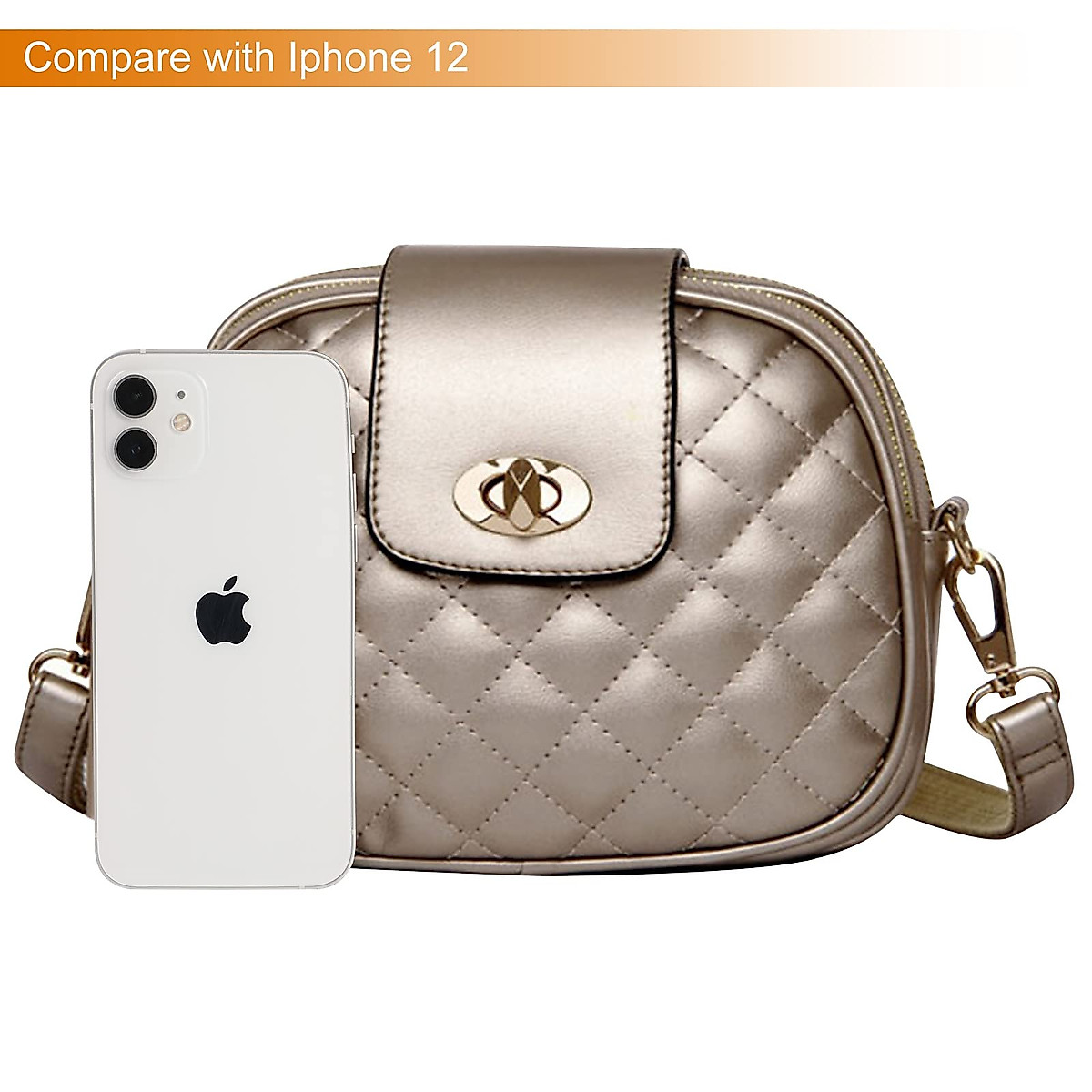Tom Clovers Crossbody Bags for Women Shoulder Handbag Purse Trendy Design Cell Phone Wallet Bag