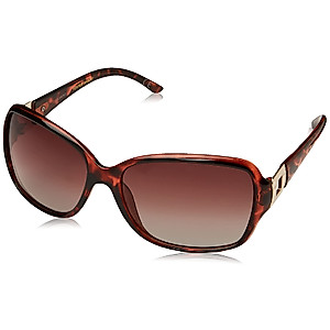 Foster Grant Polarized Sunglasses For Women, Brown Tortoise Shell Sunglasses