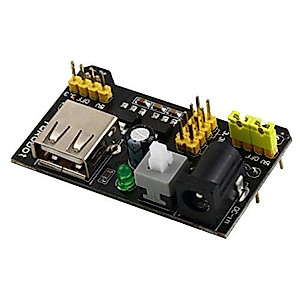 CorpCo MB102 Breadboard Power Supply Module 3.3V/5V for Arduino Board Solderless Breadboard