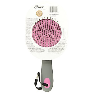 Oster Equine Care Series Mane & Tail Horse Brush, Pink (0-34264-41962-9)