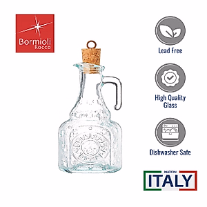 Bormioli Rocco Country Home Helios Oil Bottle, 8-Ounce