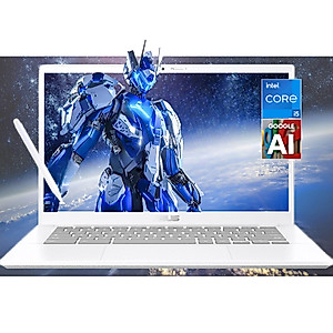 ASUS Chromebook Google AI Laptop Touchscreen Stylus Pen - 14inch FHD Display - Intel Core i5-1335U - 8GB RAM - 128GB SSD - School Students - HDMI Port - Thunderbolt USB C - Wi-Fi 6E - 2024