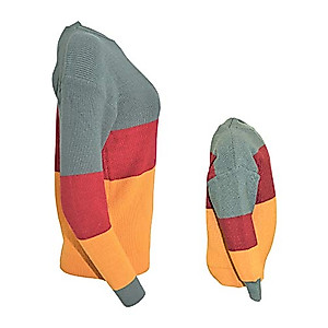 Unique Baby Girls Mommy Me Matching Winter Fall Sweater (Women XL, Green)