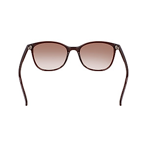 NAUTICA Women's N2243S Rectangular Sunglasses, Crystal Brown, One Size