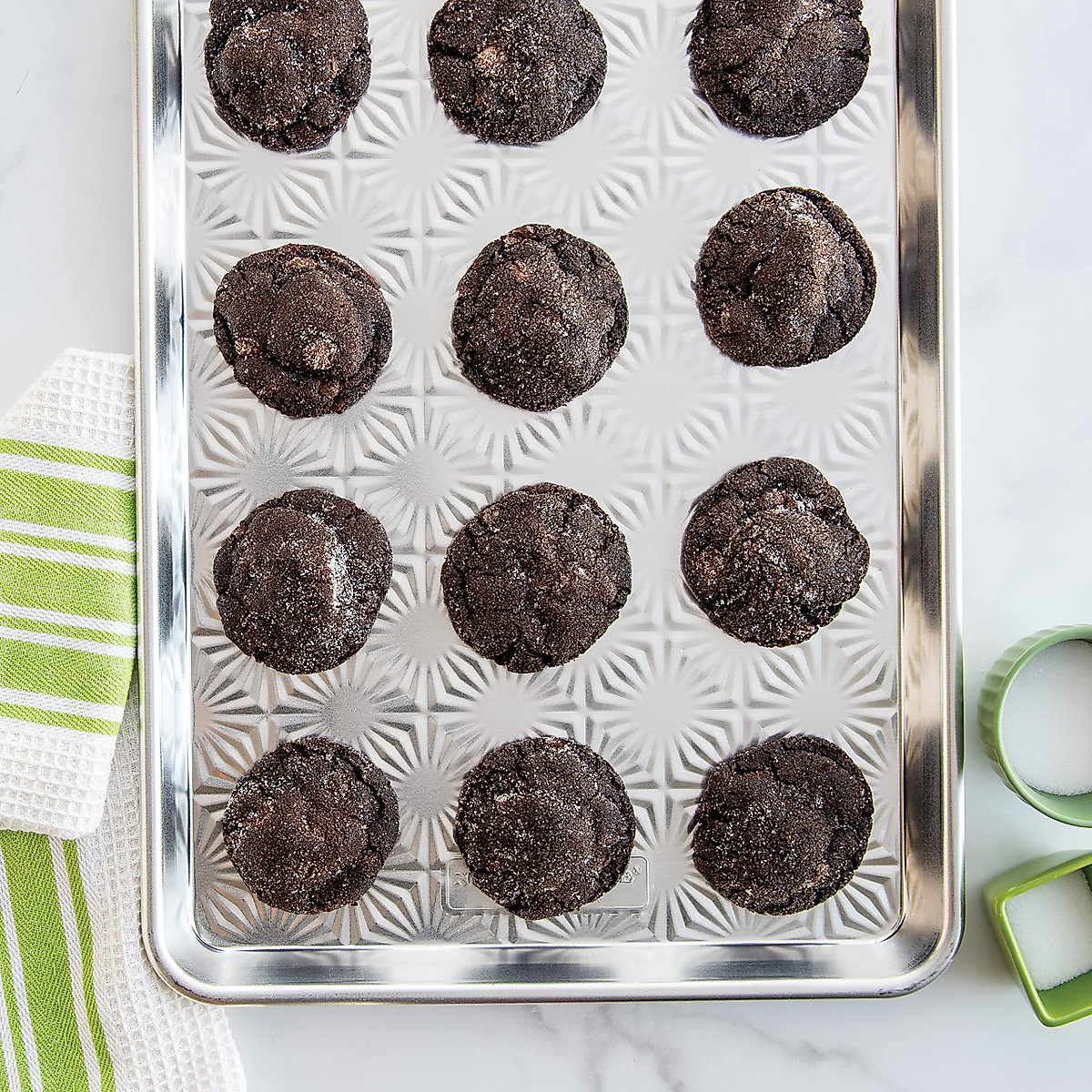 Nordic Ware Vintage Starburst Embossed Half Sheet