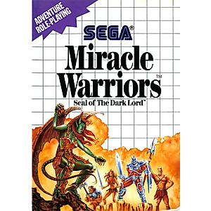 Miracle Warriors Seal of the Dark Lord [Sega Master System]